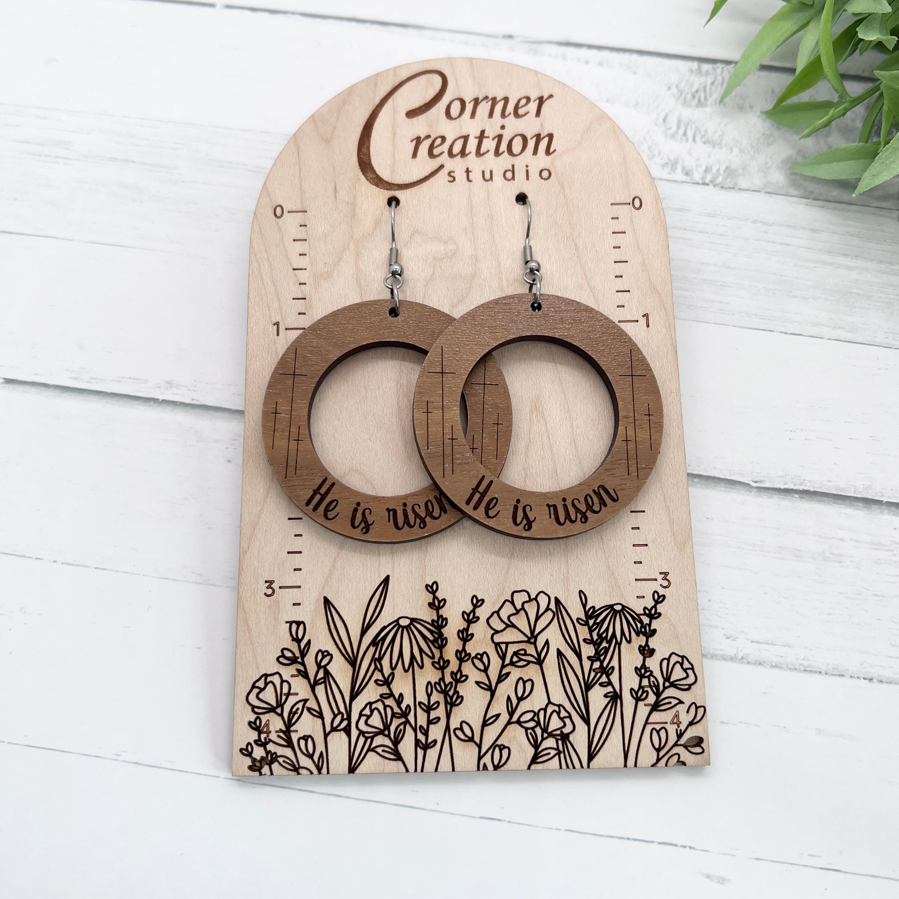 He Is Risen Earring – CornerCreationStudio